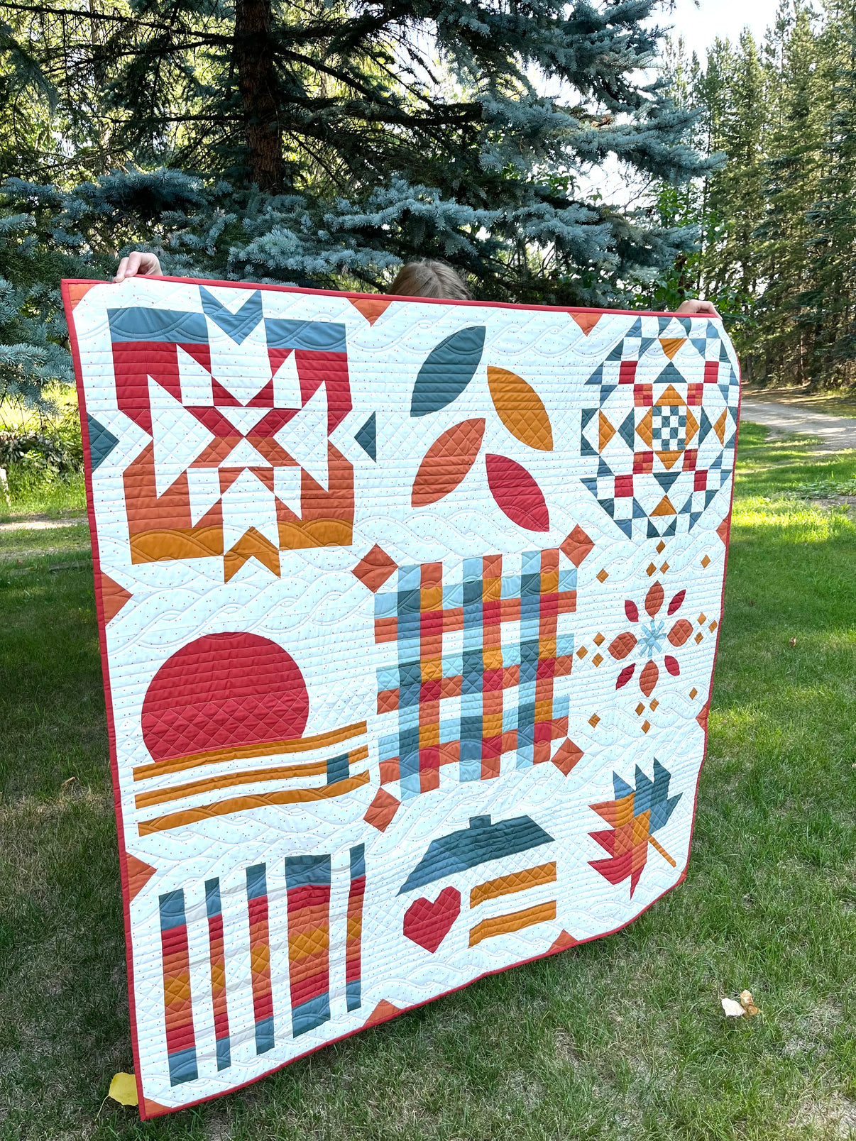 Sweater Weather Throw Quilt – Northern Sky Fabrics